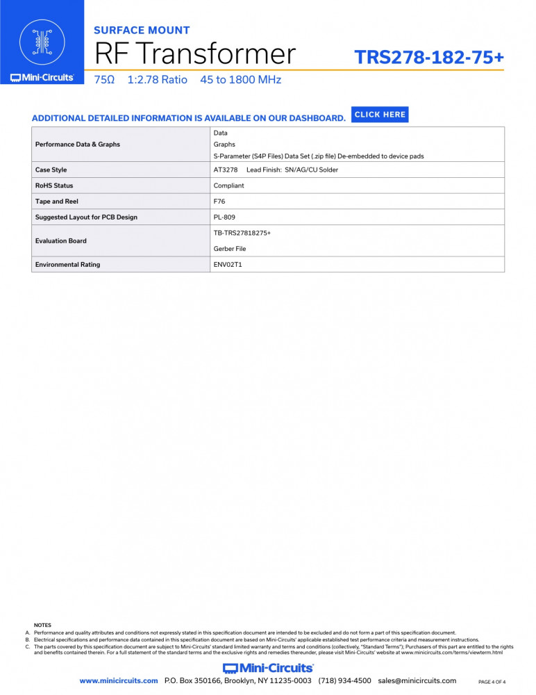 TRS278-182-75+ technical document page 4