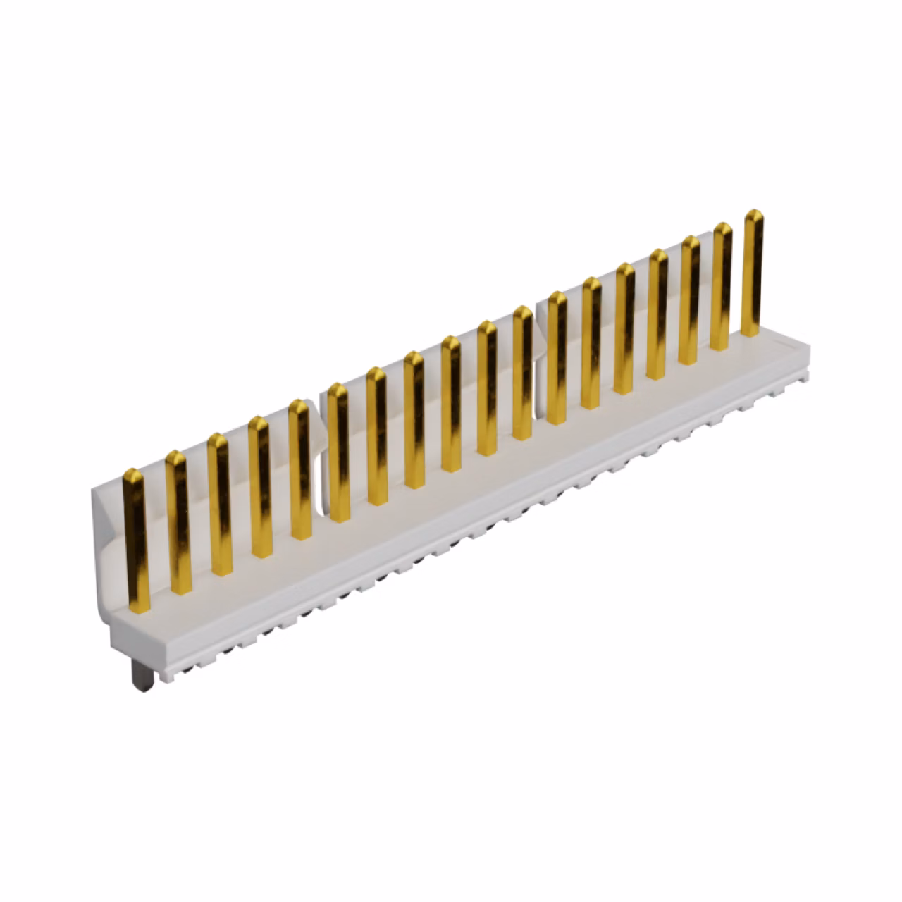 KK 396 Header, Vertical, Friction Lock, 18 Circuits, 0.38µm Gold (Au) Selective Plating for sale