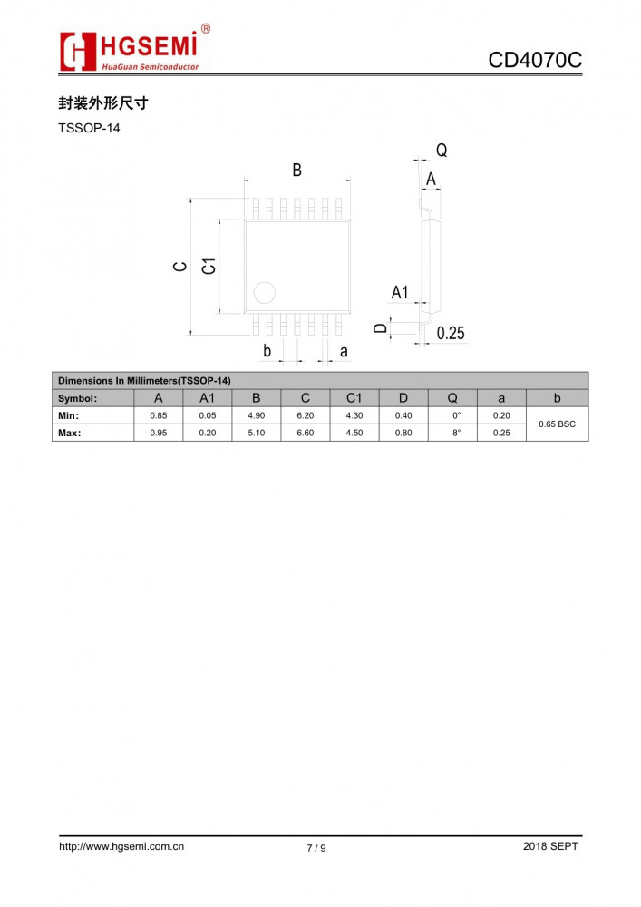 CD4070CMT/TR datasheet page 7