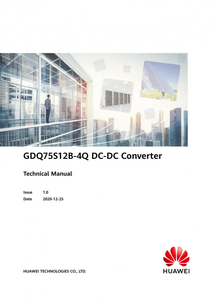 GDQ75S12B-4Q technical manual page 1