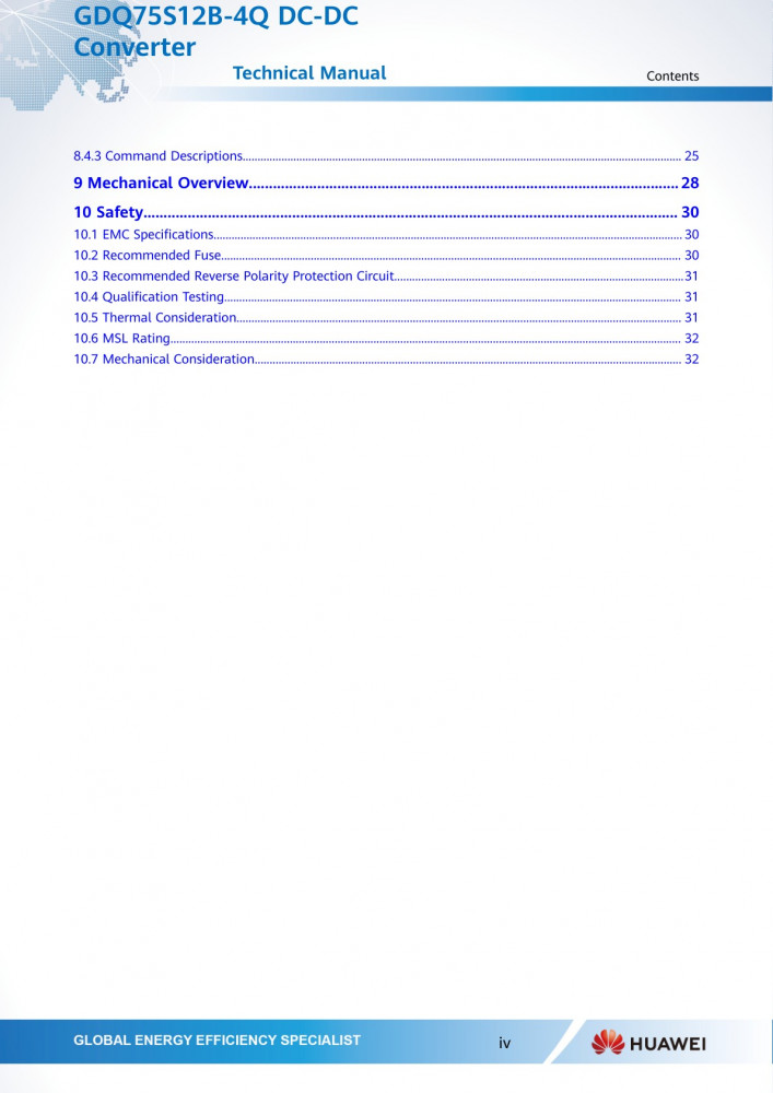 GDQ75S12B-4Q technical manual page 5