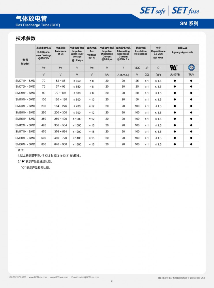 SM601H-SMD datasheet page 2