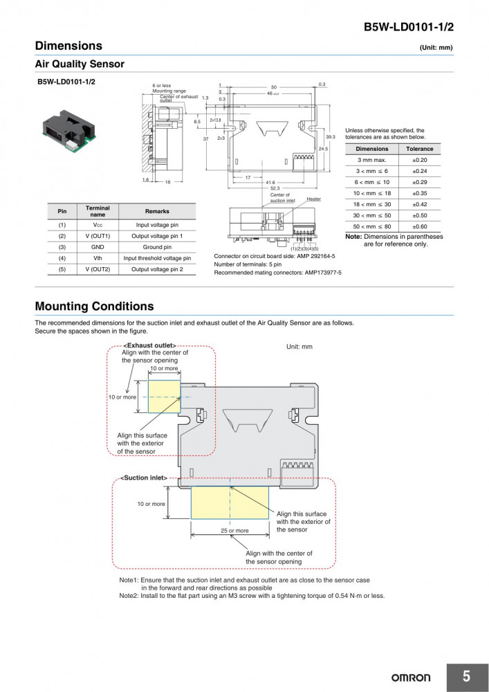 B5W-LD0101-2 technical document page 5