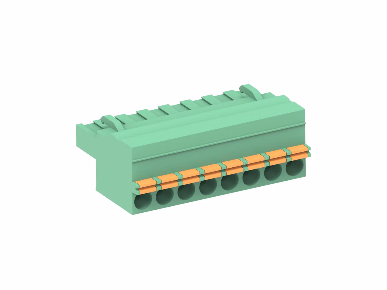 7.50mm Beau Eurostyle Vertical PCB Header, Closed Ends, 3 Circuits
