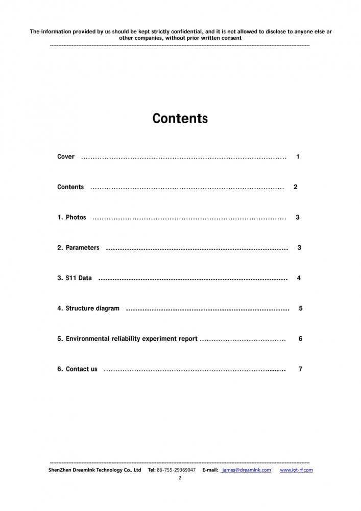 J011-5G technical document page 2