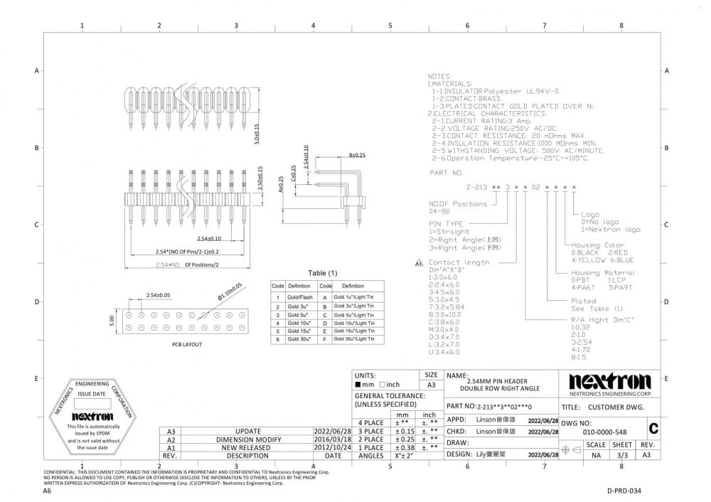 Nextron 213-8021-4021-001 technical drawing page 3