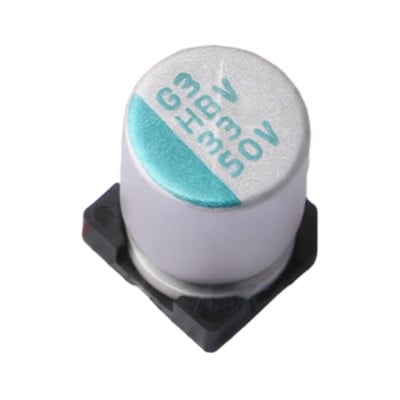 Lelon HBV151M1VTR-0810 Aluminum-Polymer Capacitor