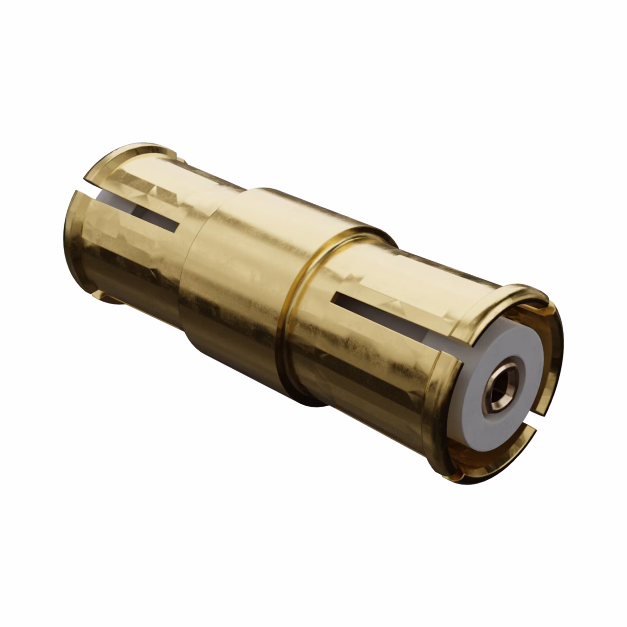 SMP-MAX Jack-to-SMP-MAX Jack Adapter, 11.35mm Length, Gold (Au) Plating, 20 Pieces per Tray, 50 Ohms for sale