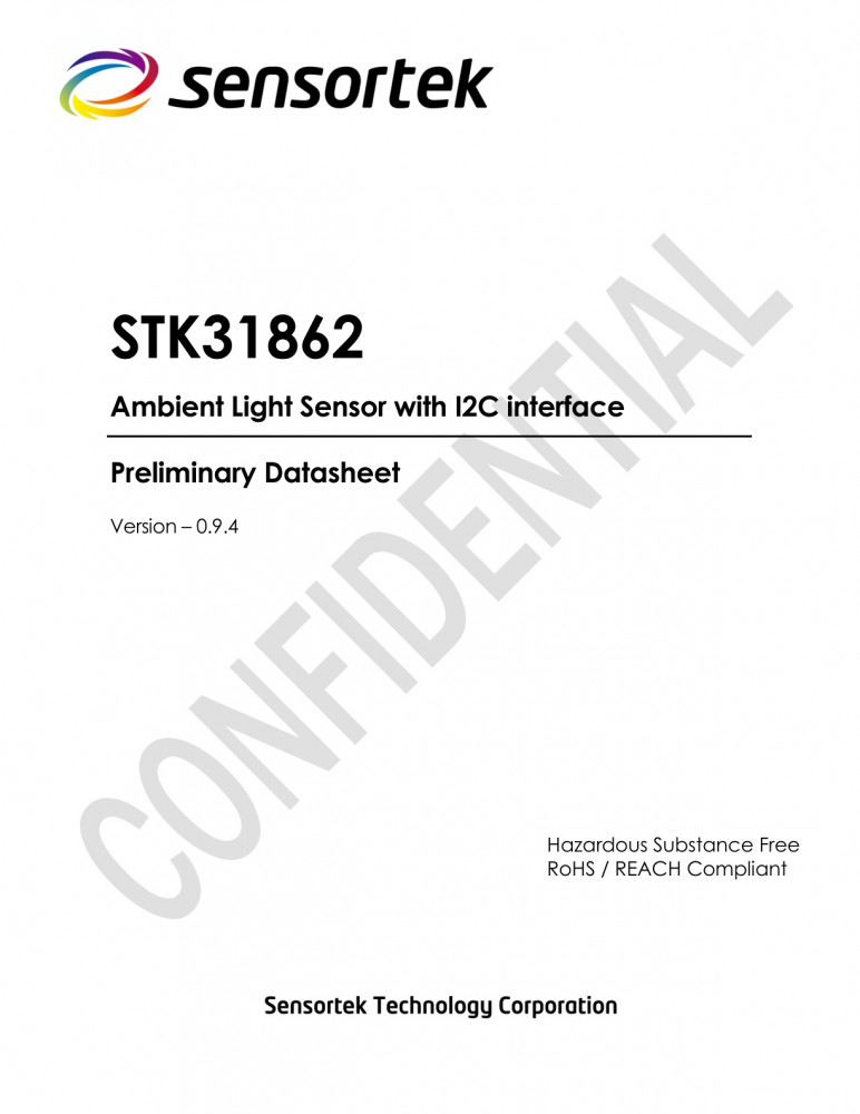 STK31862 datasheet page 1