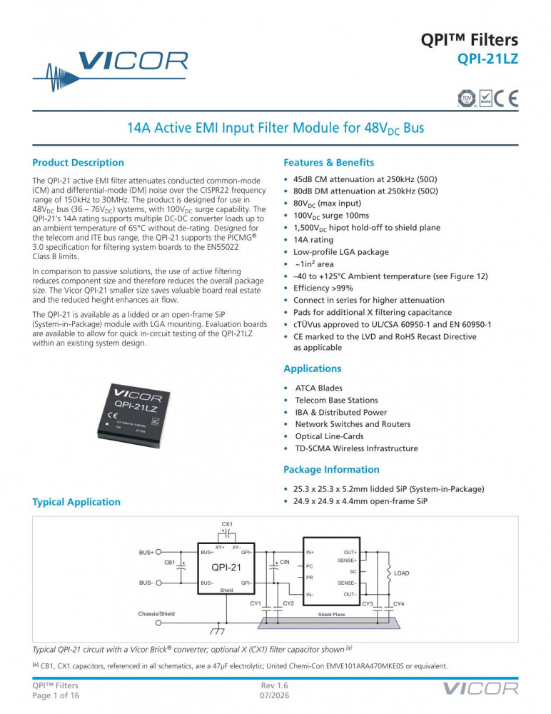 QPI-21LZ technical document page 1