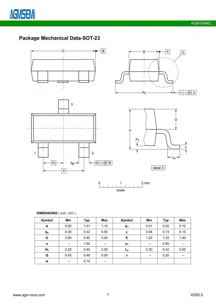 AGM1099EL datasheet page 7