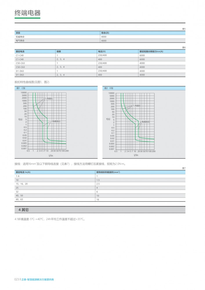 CHINT DZ47-60 technical document page 2