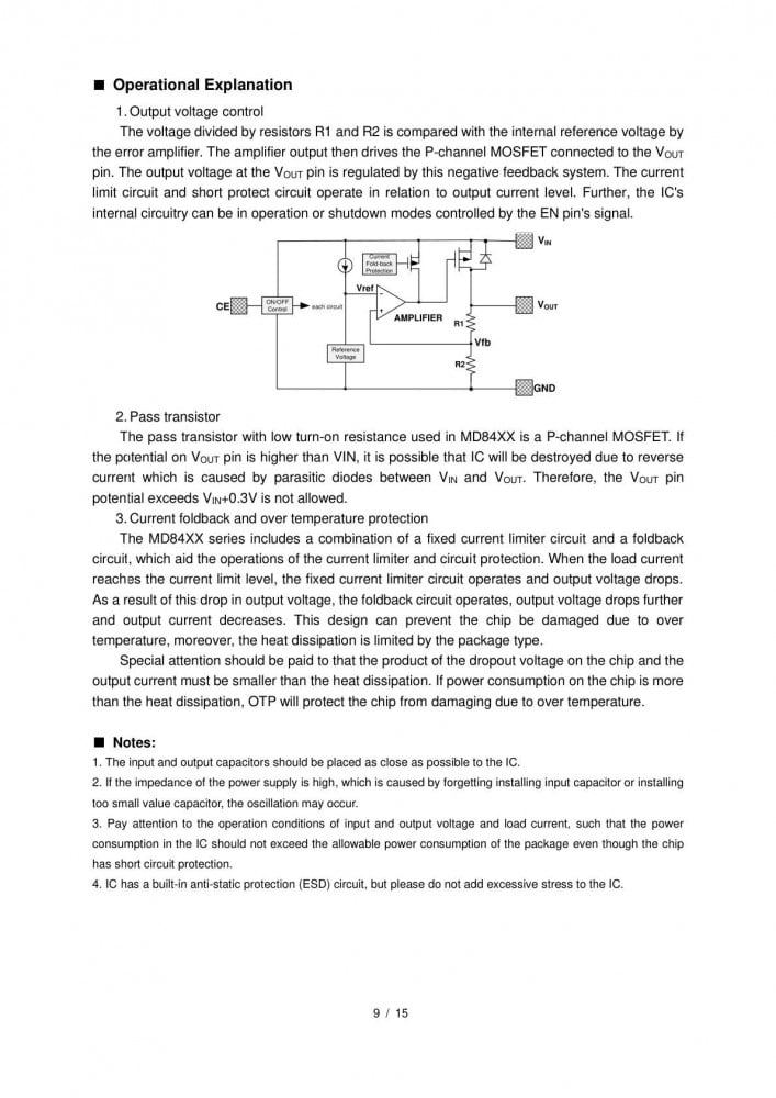 MD8427M datasheet page 9