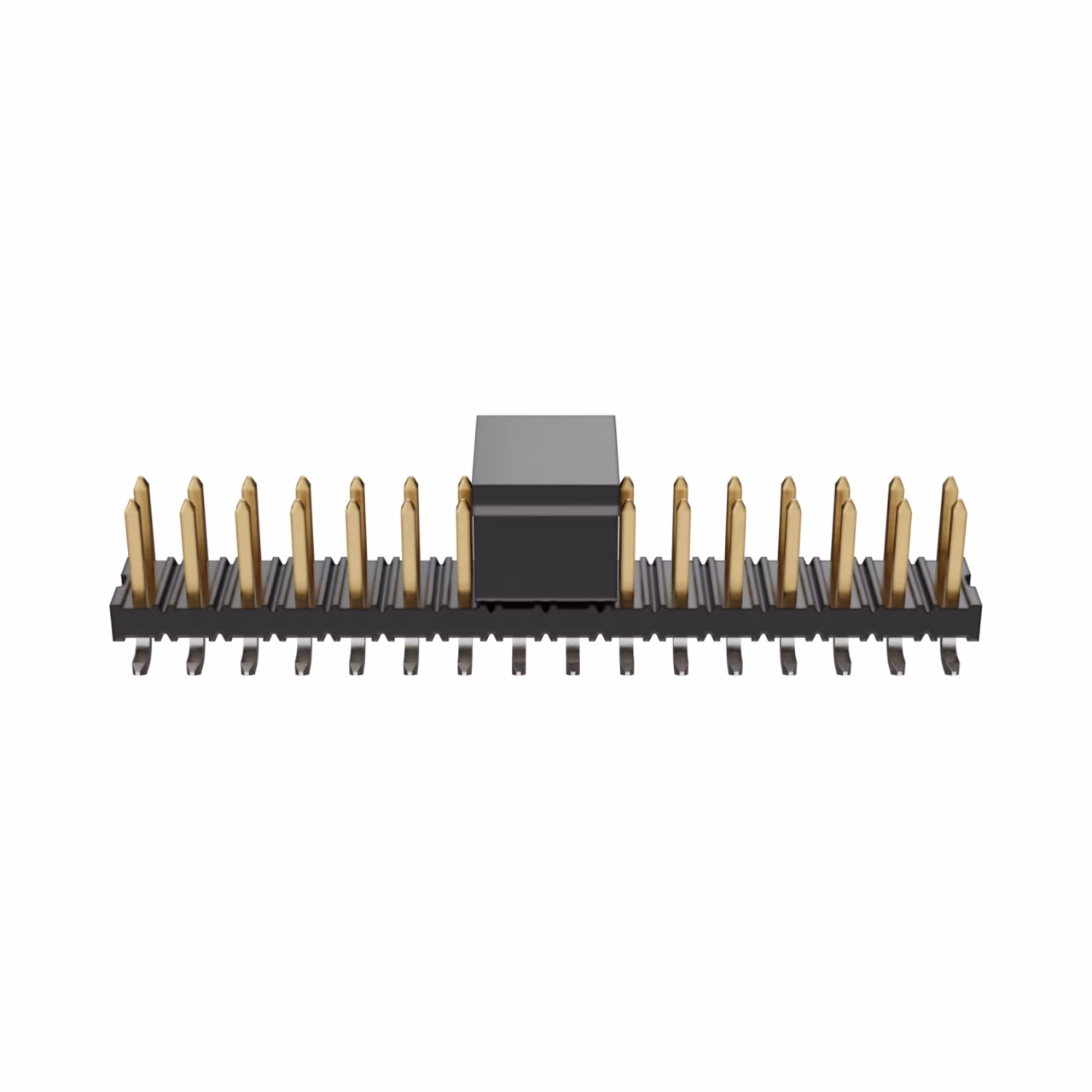 Milli-Grid Header, Vertical, Surface Mount, 32 Circuits, 0.38µm Gold (Au) Plating, Mating Pin Length 3.80mm, with Cap, Tube, Lead-Free for sale
