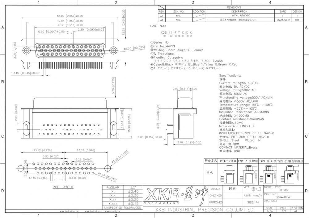 X0615FT7B3 technical document page 3