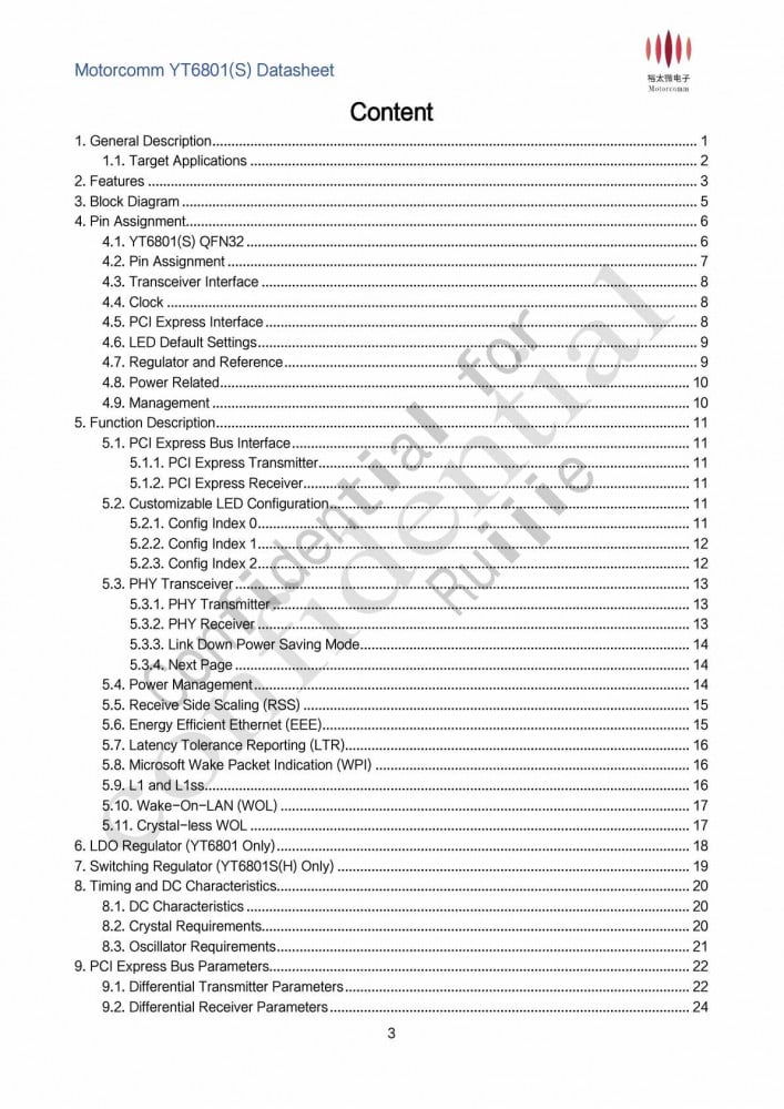 YT6801SH datasheet page 4