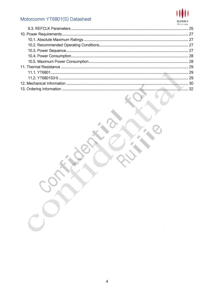 YT6801SH datasheet page 5