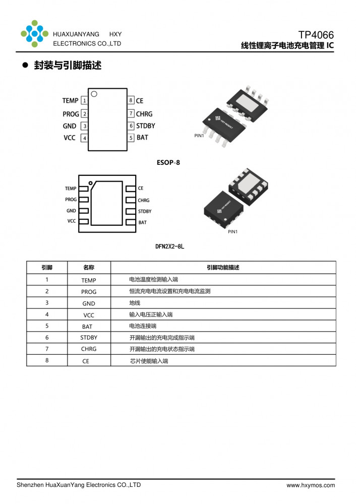 TP4066 datasheet page 2