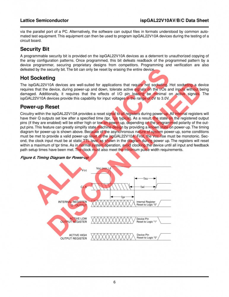 ISPGAL22V10AV-75LSN datasheet page 8