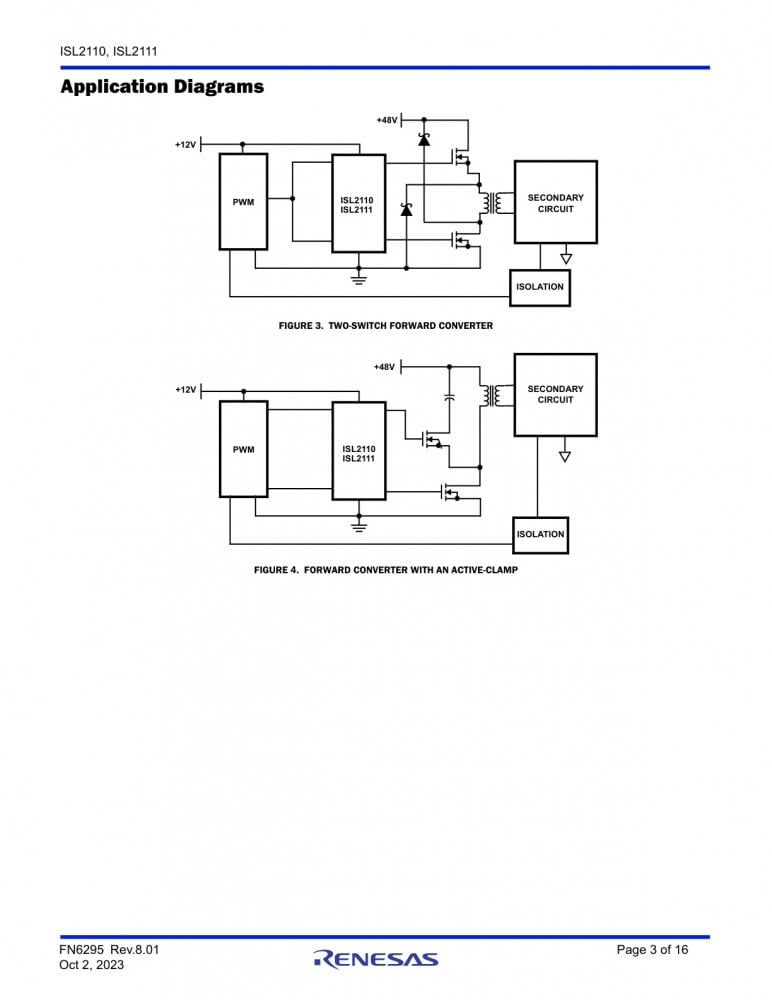 ISL2111BR4Z datasheet page 3