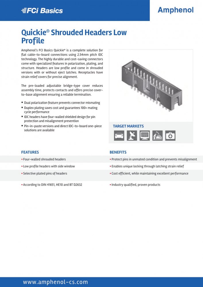 Amphenol Quickie documentation page 1