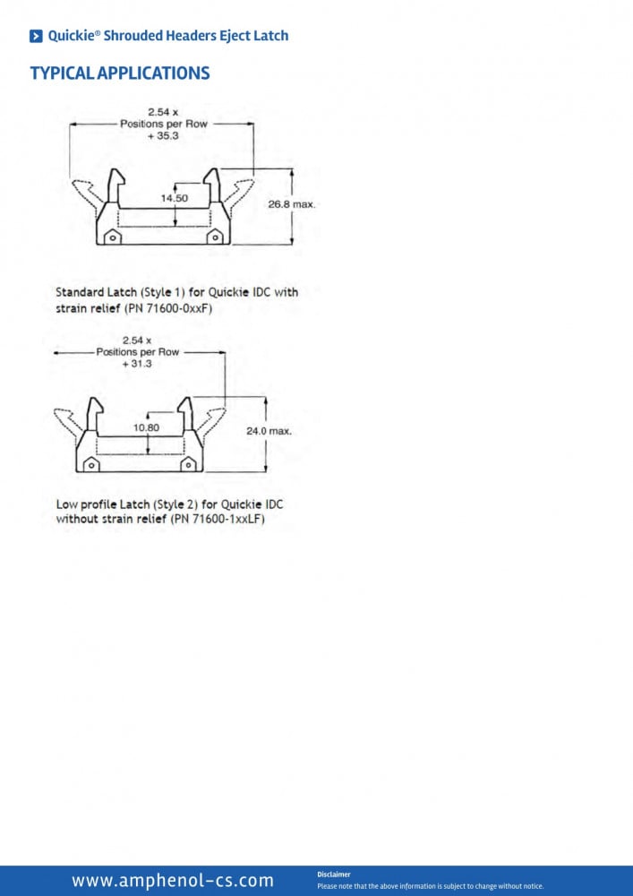 Amphenol Quickie documentation page 10