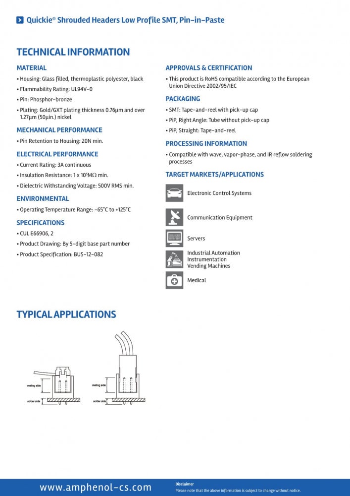 Amphenol Quickie documentation page 5