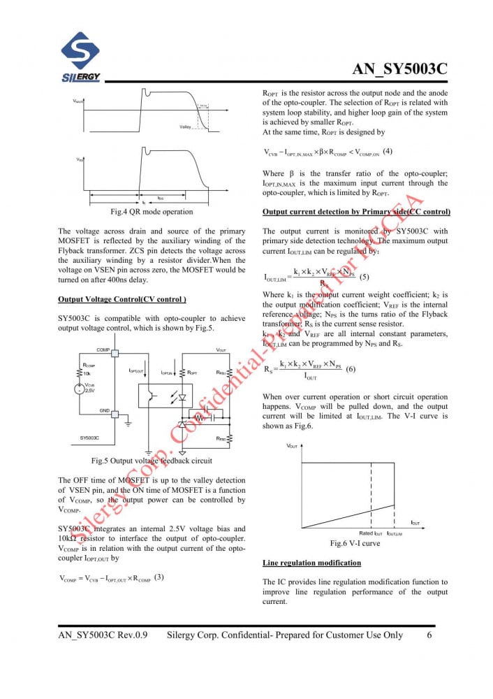 SY5003CABC datasheet page 6