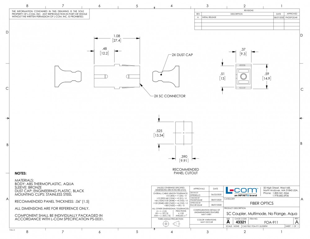 FOA-911 technical document preview