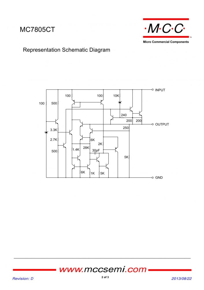 MC7805CT-BP datasheet page 2