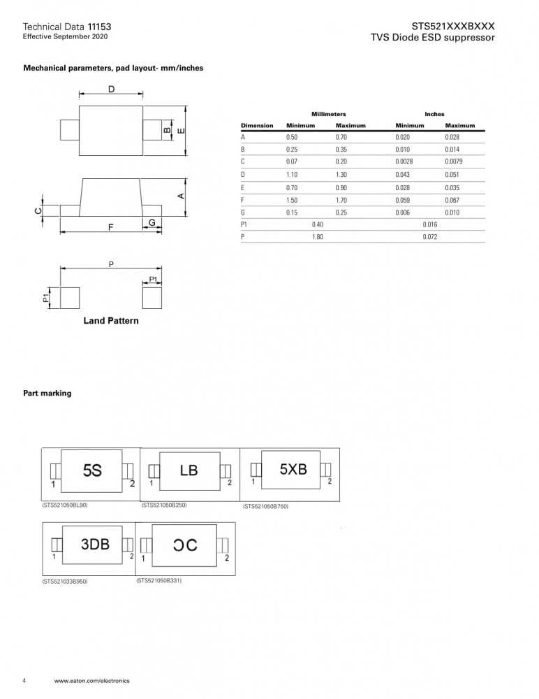 EATON STS521240U161 datasheet page 4
