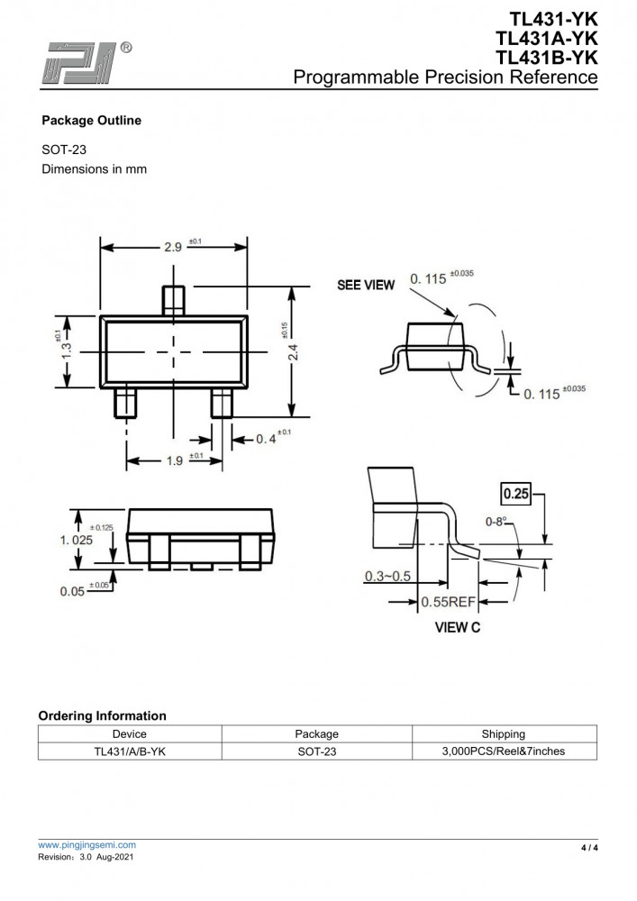 TL431A-YK datasheet page 4