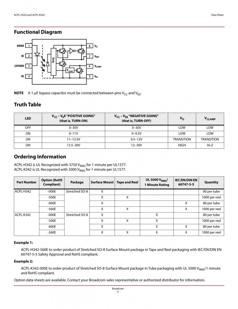 ACPL-H342 datasheet page 2