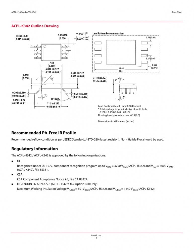 ACPL-H342 datasheet page 4