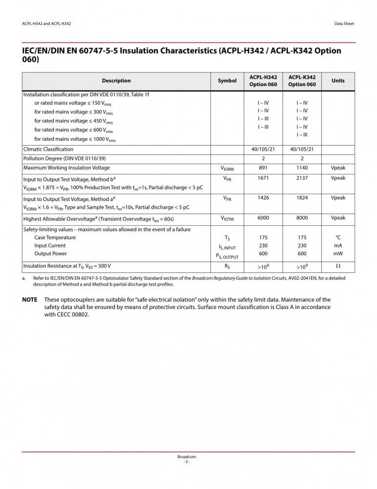 ACPL-H342 datasheet page 5
