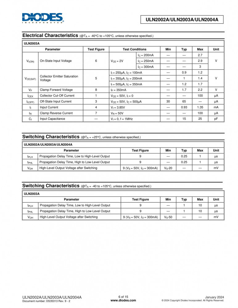 ULN2002AS16-13 datasheet page 6