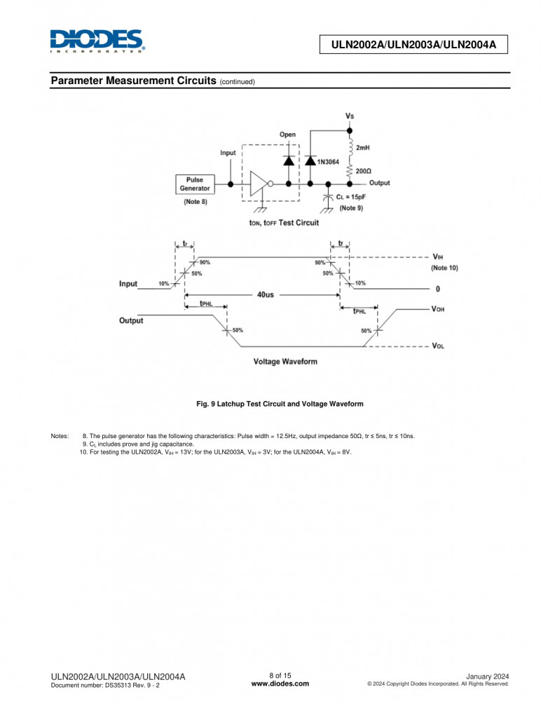 ULN2002AS16-13 datasheet page 8