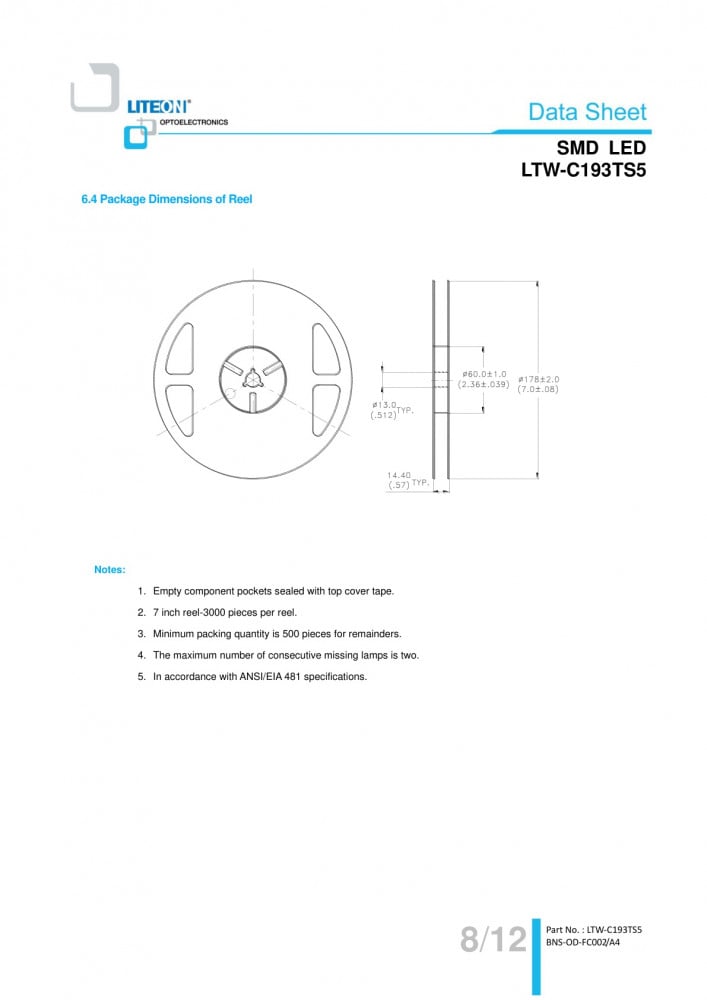 LTW-C193TS5 datasheet page 9