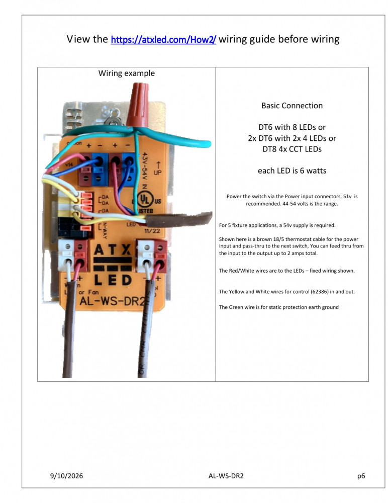 AL-DALI-DR2-V2 technical document, page 6