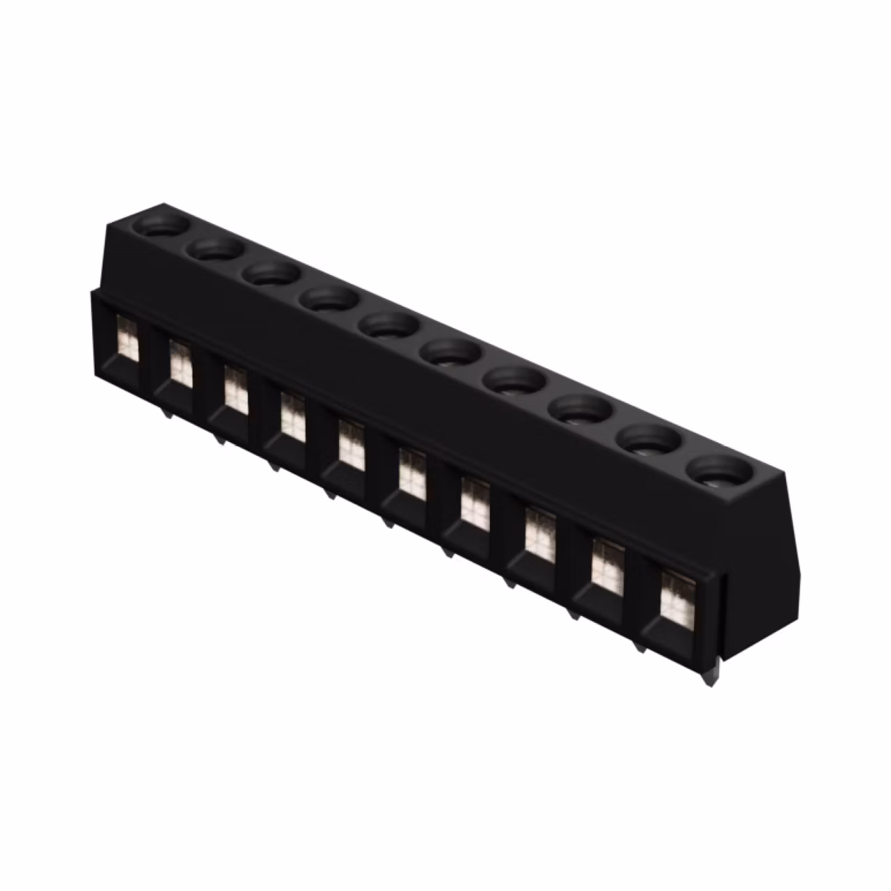 5.00mm Pitch Beau Eurostyle Low Profile, Single Level Modular Terminal Block, 10 Circuits for sale