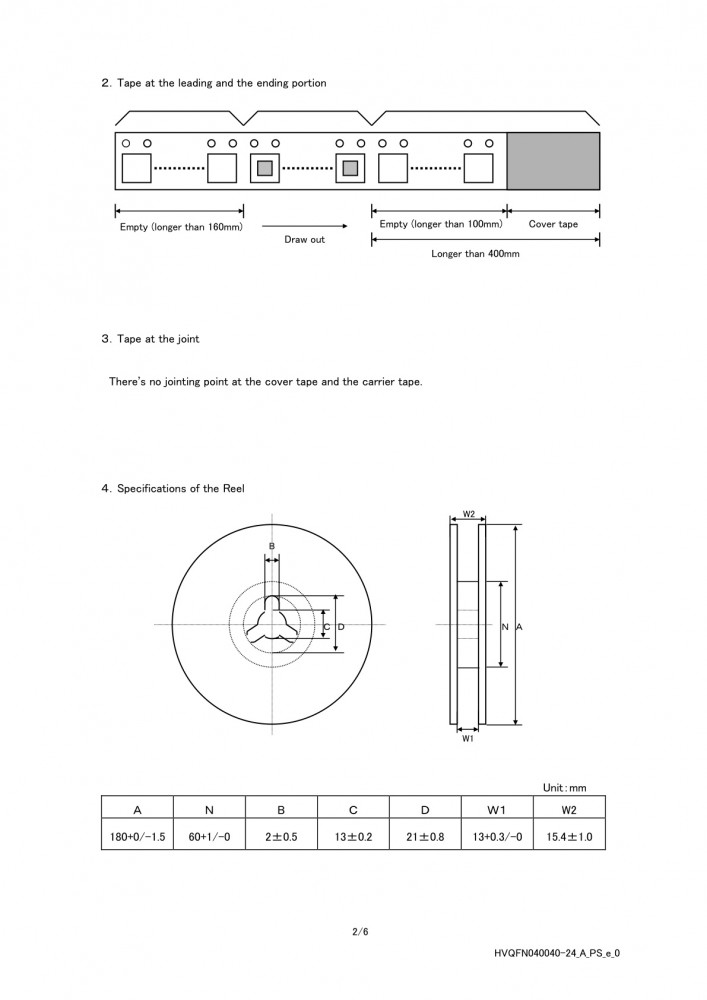 AK7455 quality document page 3