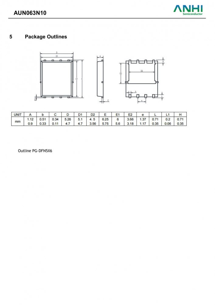 AUN063N10 datasheet page 7