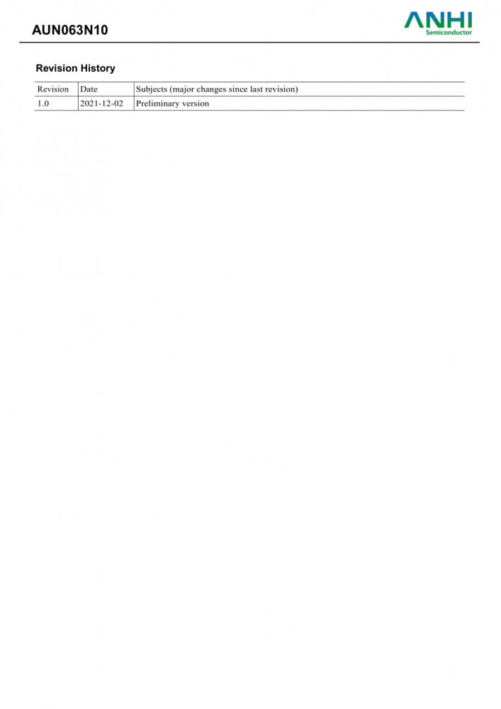 AUN063N10 datasheet page 8