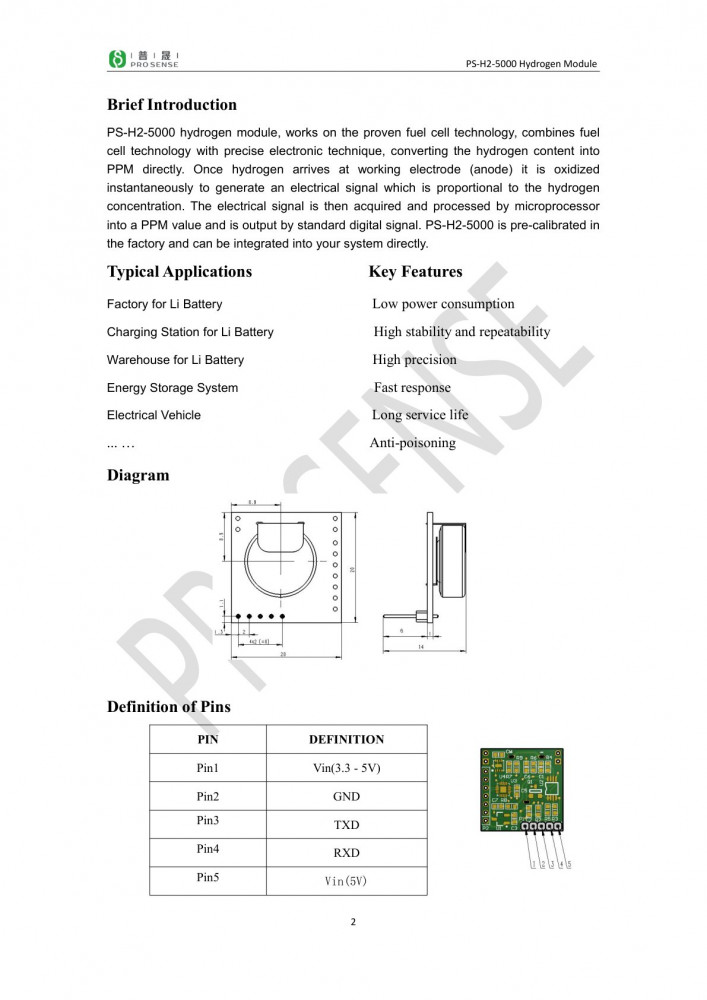 PS-H2-5000 document page 2