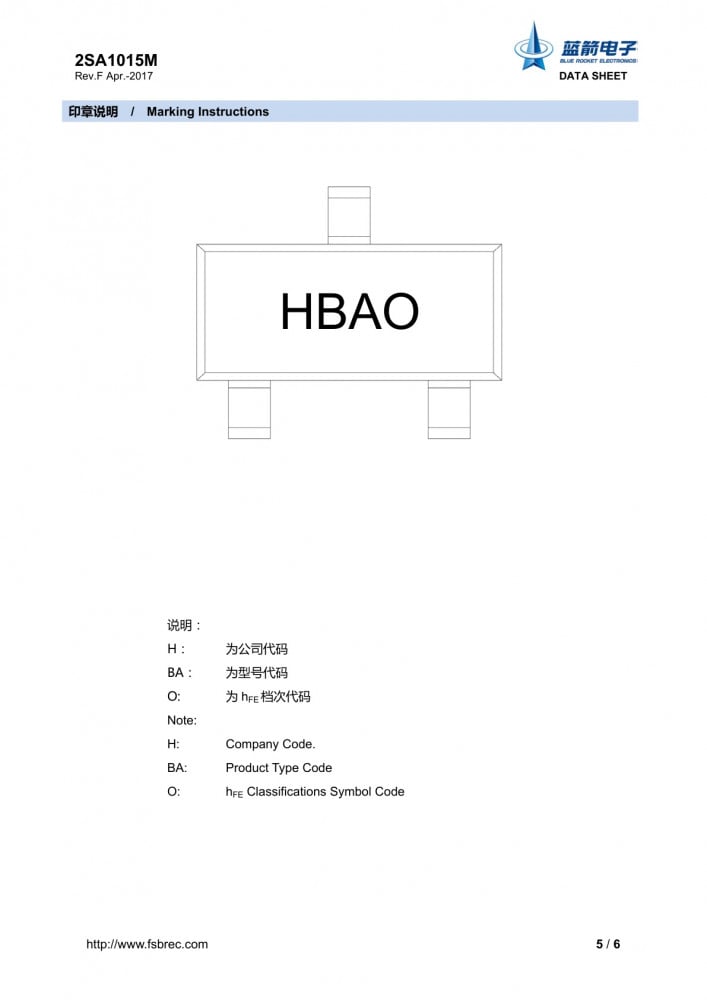 2SA1015M datasheet page 5