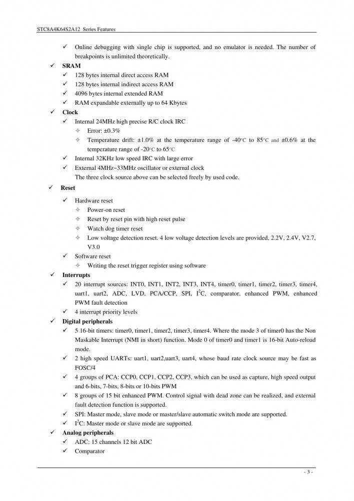 STC8A4K64S2A12 document page 3