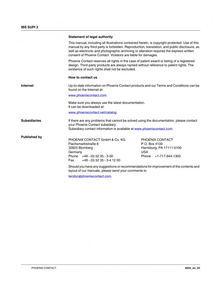 IBS SUPI 3 manual page 6