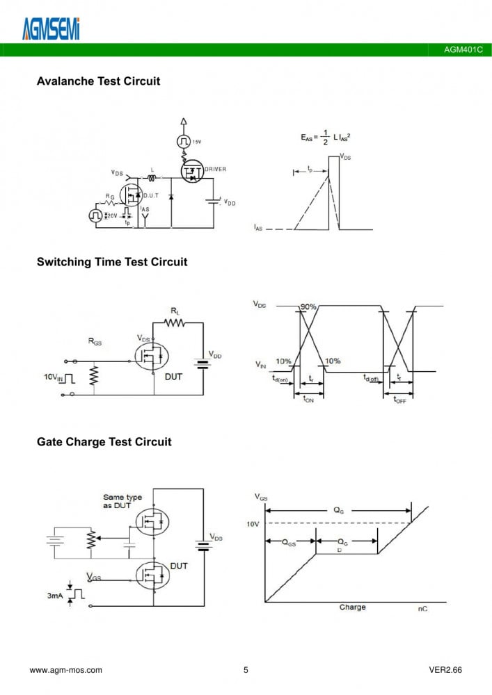 AGM401C datasheet page 5