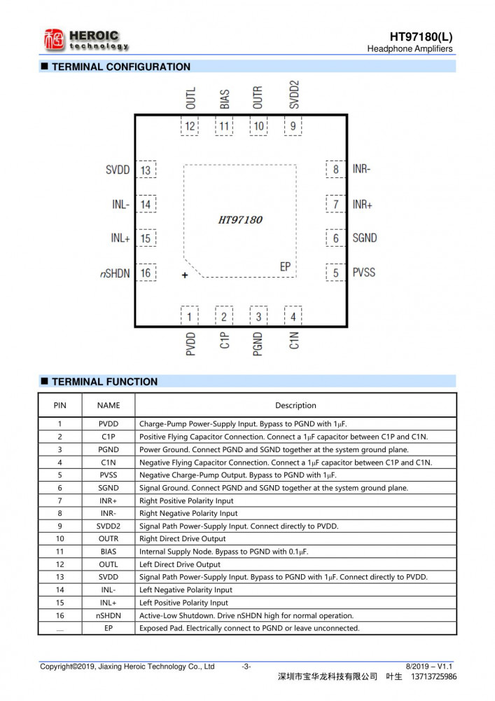 HT97180LSQER datasheet page 3