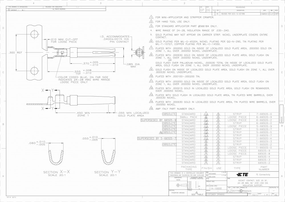 TE Connectivity 66505-3 technical drawing preview